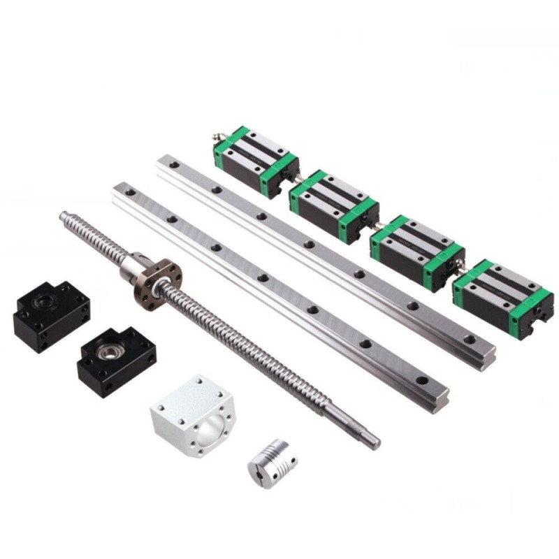 Combo 2x Guias lineales, 1.5mts HGR20 4x carros HGH20
