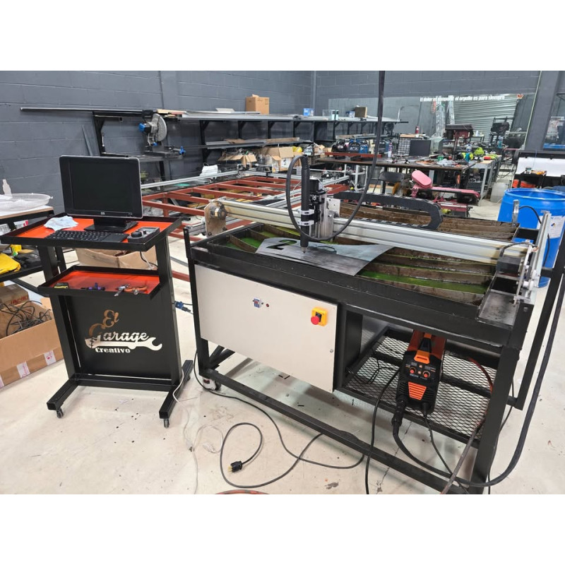 Mesa de Corte CNC Plasma con Control de Altura Automático (THC) 122x122